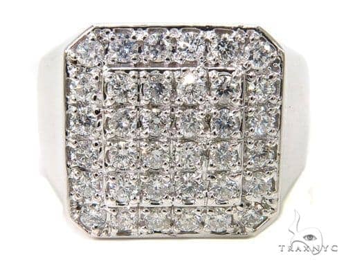 TraxNYC Heavy 14k White Gold Ring 6200