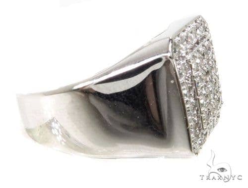 TraxNYC Heavy 14k White Gold Ring 6200